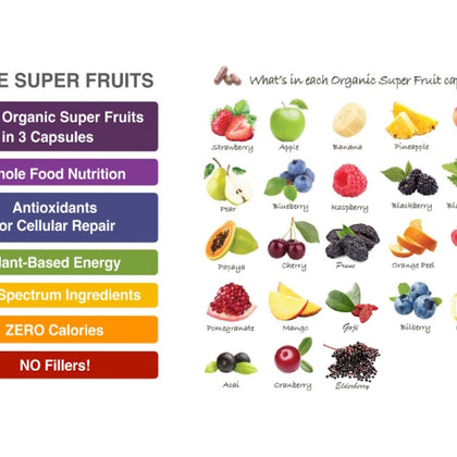 Terra Kai Organics Super Fruits & Veggies Capsules – Juce Organics