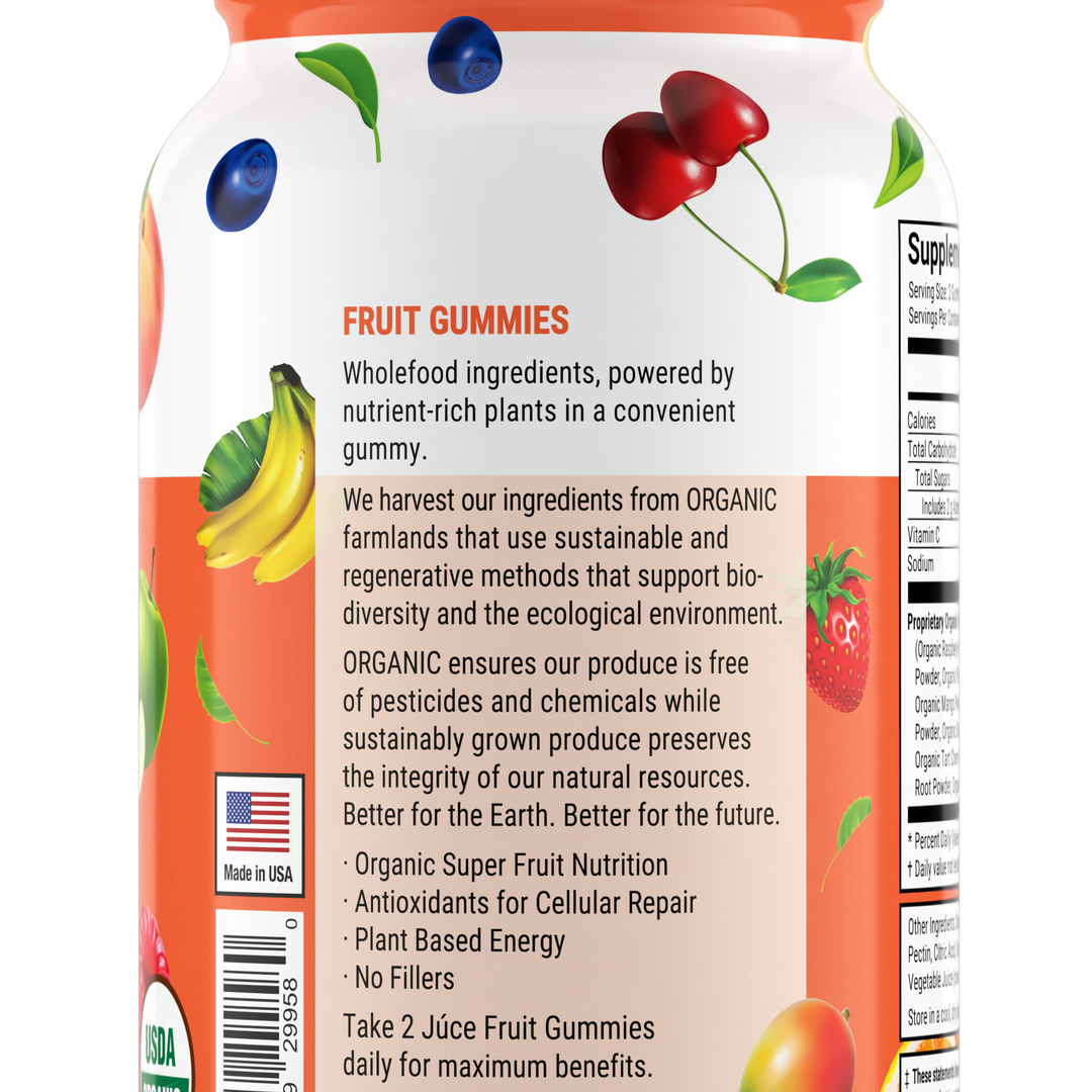 Júce Fruit & Veggie Gummies – Juce Organics
