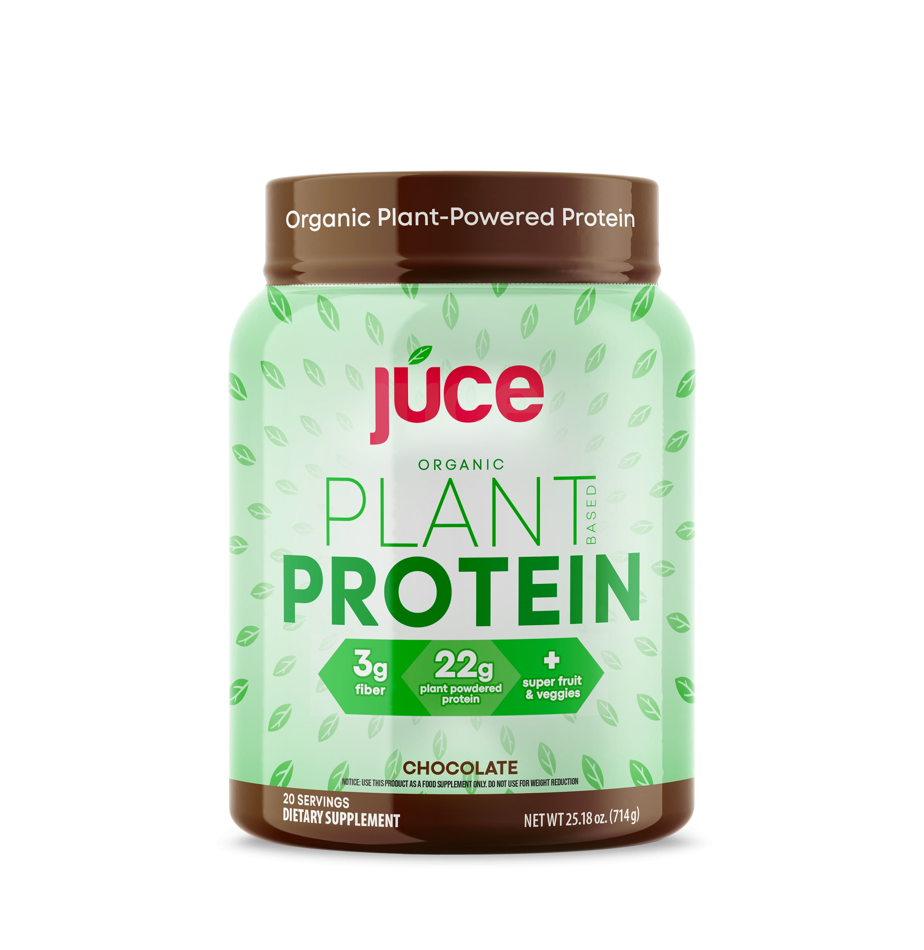 Júce Organic Plant-Based Protein Powder (Chocolate) – Juce Organics
