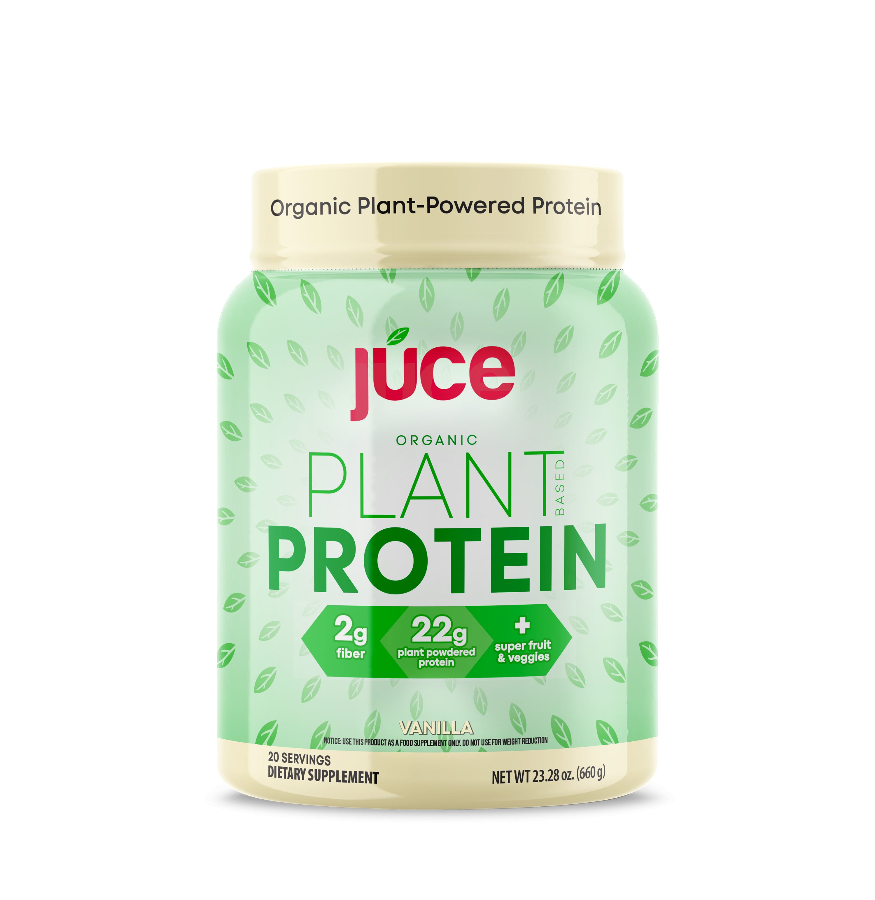 Júce Organic Plant-Based Protein Powder (Vanilla) – Juce Organics