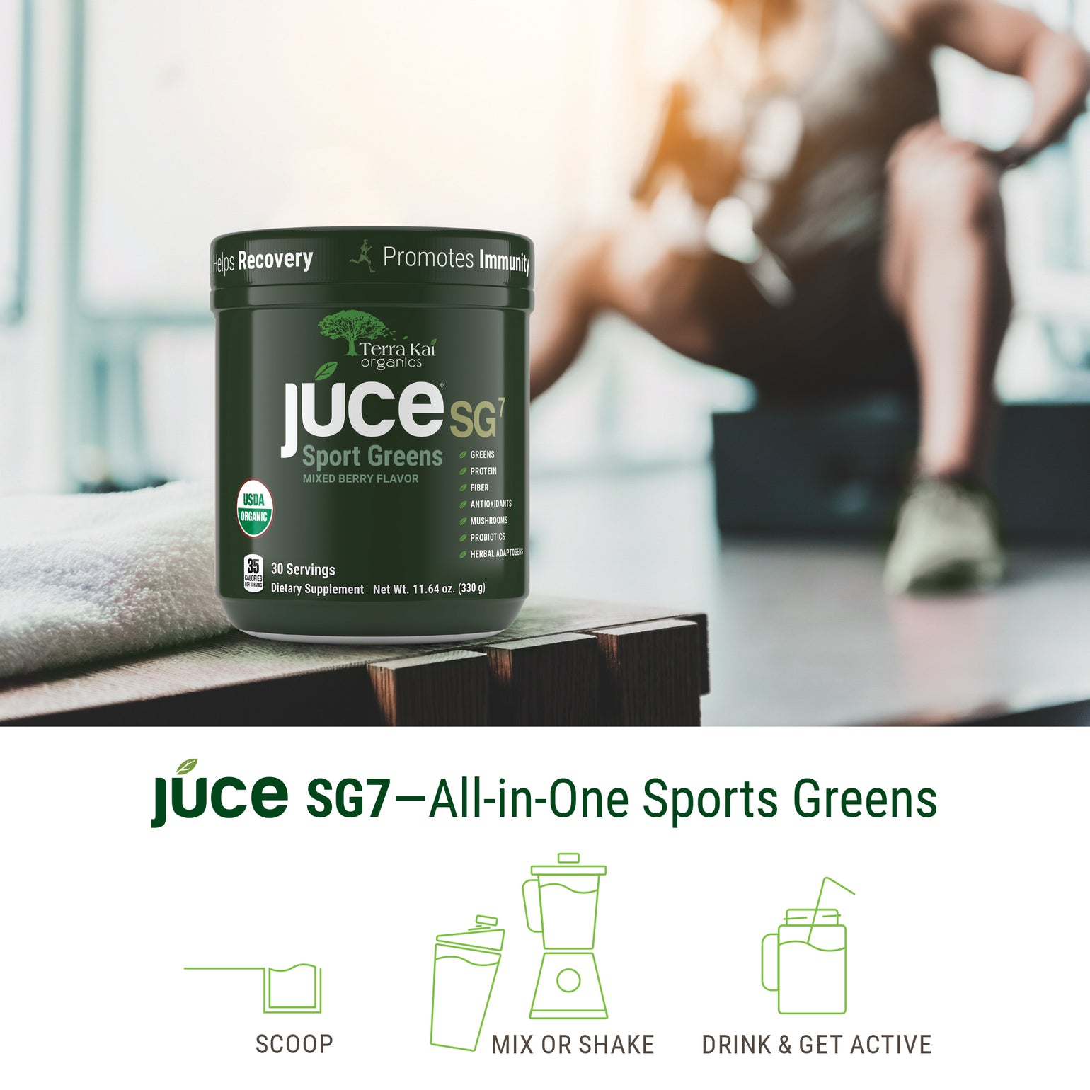 Júce SG7 Sport Greens – Juce Organics