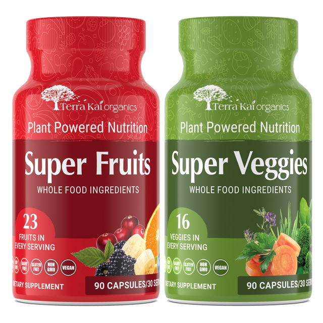 Terra Kai Organics Super Fruits & Veggies Capsules – Juce Organics