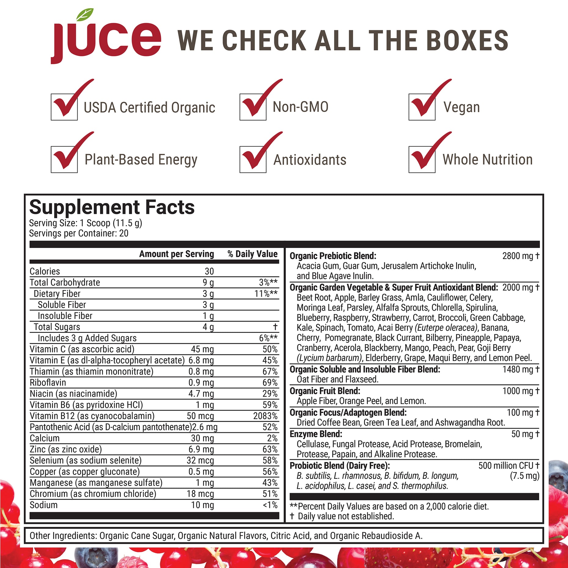 Júce Reds Daily Superfood – Juce Organics